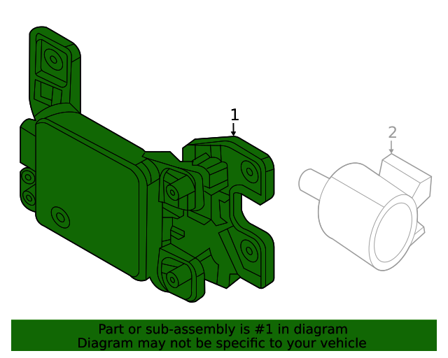 99110-AA000 - Cruise Control Distance Sensor 2021-2023 Hyundai Elantra ...