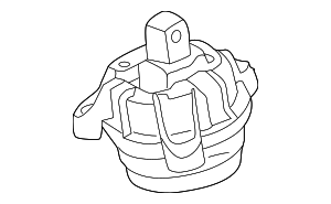 22116859845 - 2010-2019 BMW Motor Mount (22-11-6-859-845) | BMW of ...