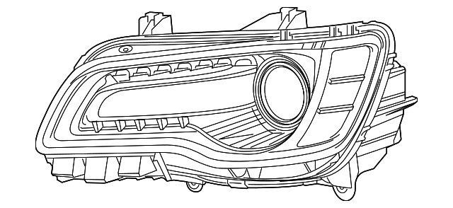 2011-2014 Chrysler 300 Headlamp Assembly - Passenger Side (RH ...