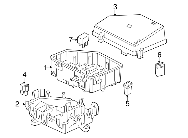 92247583 - Fuse & Relay Box 2011 Chevrolet Caprice | AwesomeParts.com