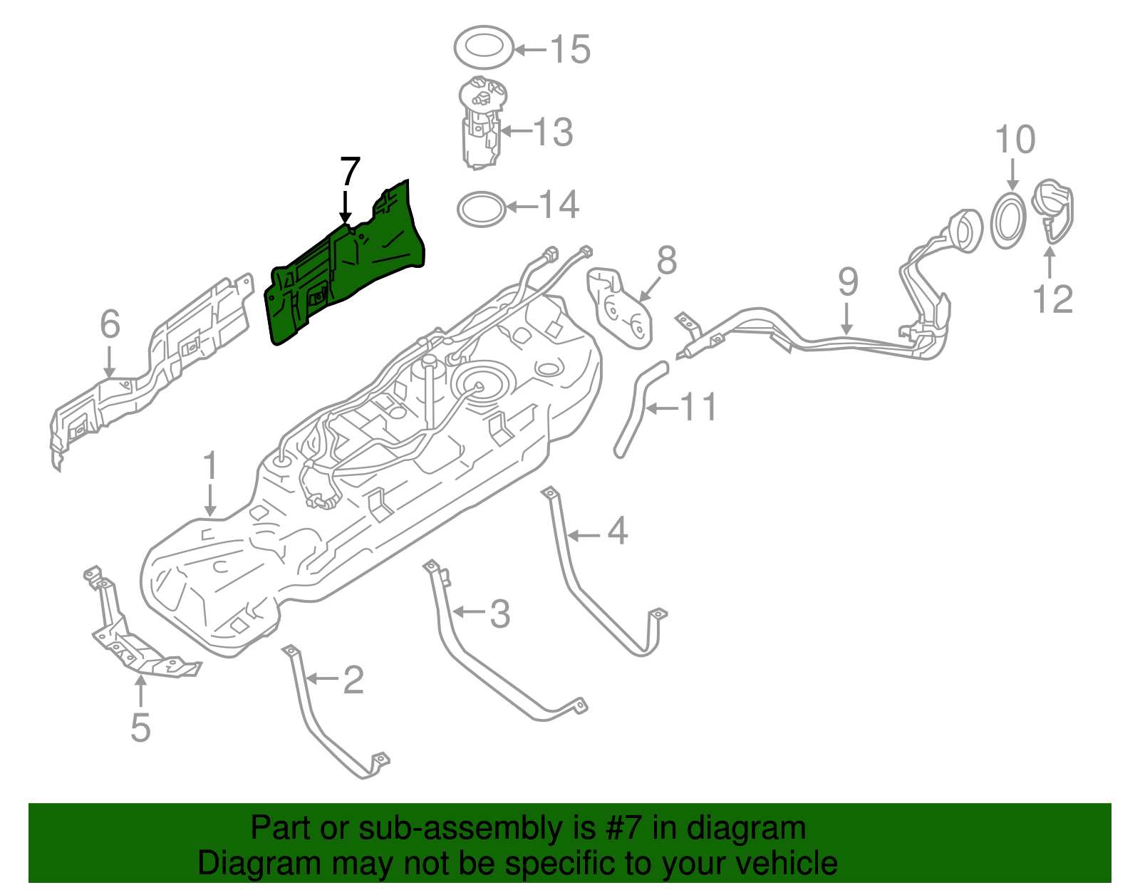 2013-2020 Nissan Pathfinder Protector 17285-3JA0A | Bill Kay Nissan Parts