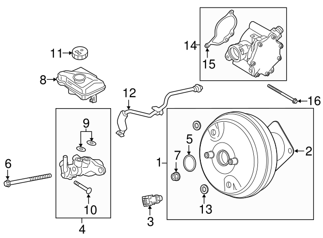 36012755 - Brake Master Cylinder 2016-2022 Volvo | AutoNationParts.com