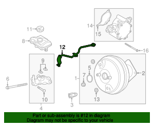 31362330 - Vacuum Hose - 2017-2021 Volvo | Volvo OEM Parts Direct