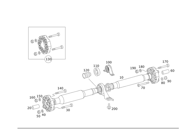 000-411-06-00 - Parts Kit, Flex Disk 1968-2020 Mercedes-Benz | MB Parts ...