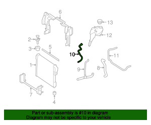 OEM Mercedes-Benz Drain Hose For 2010-2013 Mercedes-Benz - Part# 221 ...