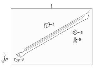 2014-2021 Kia Wheel Opening Molding Clip 87756-3R000 | TascaParts.com