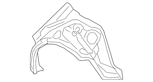 2016-2020 Toyota Inner Wheelhouse 61608-WB001 | OEM Parts Online