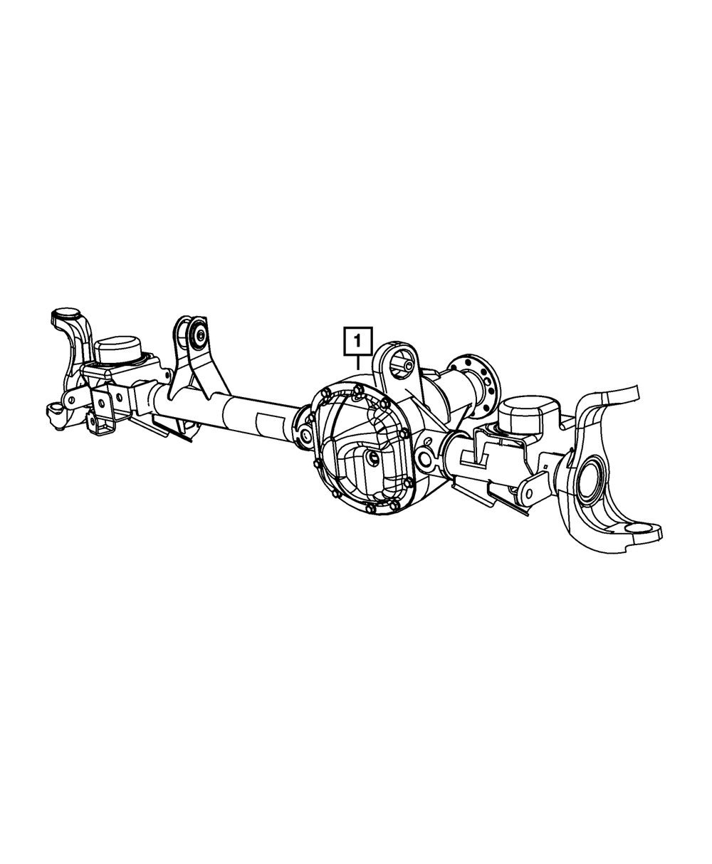 2016-2018 Jeep Service Front Axle 68304501AC | My Mopar Parts