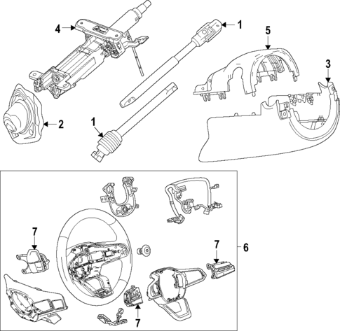 Steering Wheel for 2024 Chevrolet Equinox EV | GMPartsDirect.com