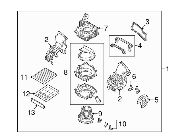 2016-2019 Mazda CX-9 Door Actuator TK48-61-B60 | TascaParts.com