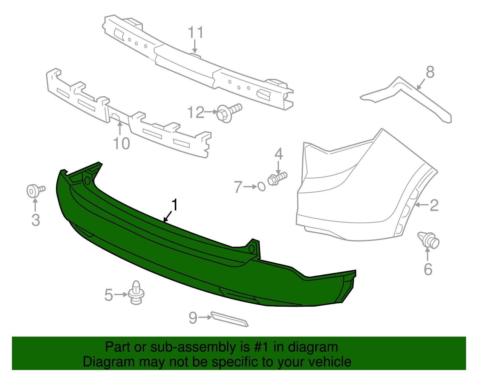 04715-T0A-A90 - Bumper Cover 2012-2014 Honda CR-V | Honda Parts Online
