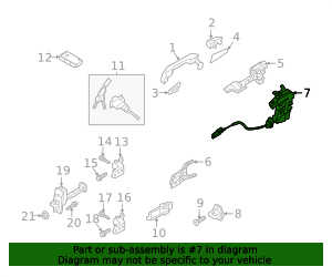 2021-2024 Kia Seltos Door Lock Actuator Motor 81310-Q5010 | OEM Parts ...