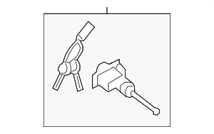 81970-Q5A00 - Lock Cylinder - 2021-2023 Kia Seltos | Kia Auto Parts