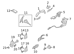 2021-2024 Kia Seltos Door Lock Actuator Motor 81310-Q5010 | OEM Parts ...