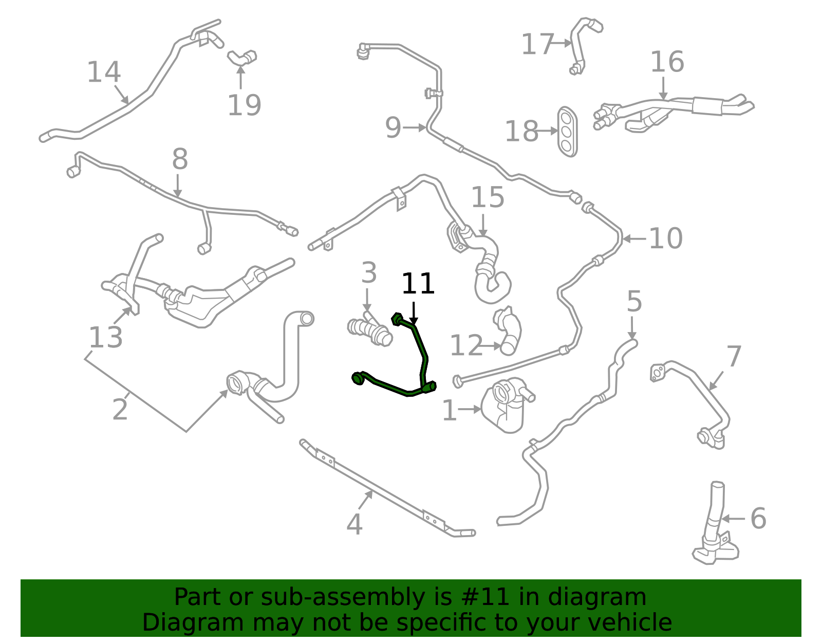 2019-2024 Audi Breather Tube 8W0-121-081-EG | Audi OEM Parts Guy