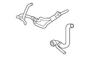 2018-2023 Audi Radiator Coolant Hose 8W0-122-055-AM | Audi USA Parts