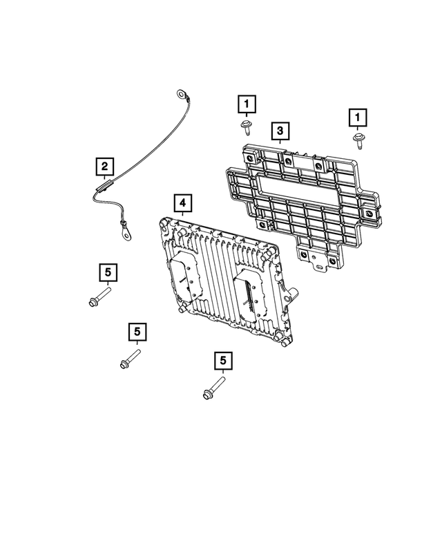 2020-2022 Ram 1500 Engine Controller Module 68434932AC | Mopar eStore