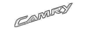 2012-2017 Toyota Camry Nameplate 75442-06190 | OEM Parts Quick