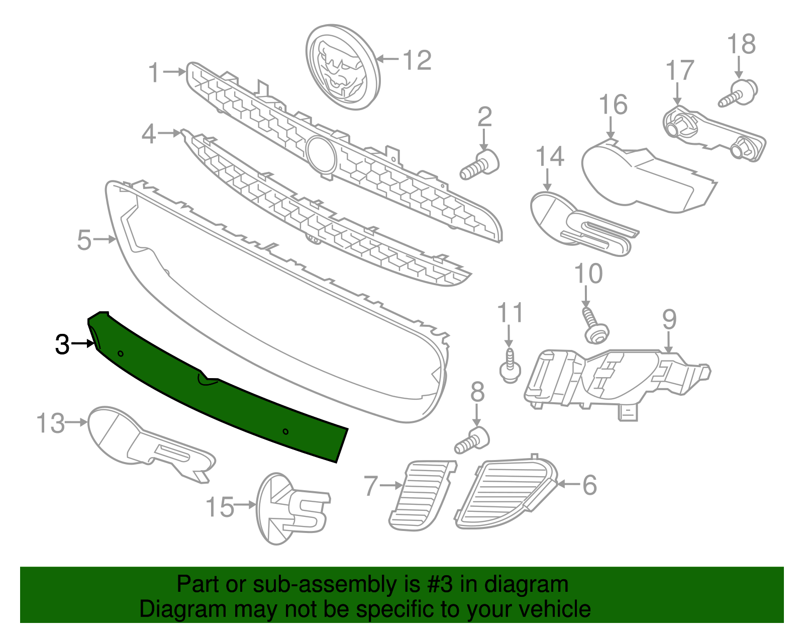 2014-2020 Jaguar F-Type | Center Cover | T2R2828 | OEM Vehicle Parts