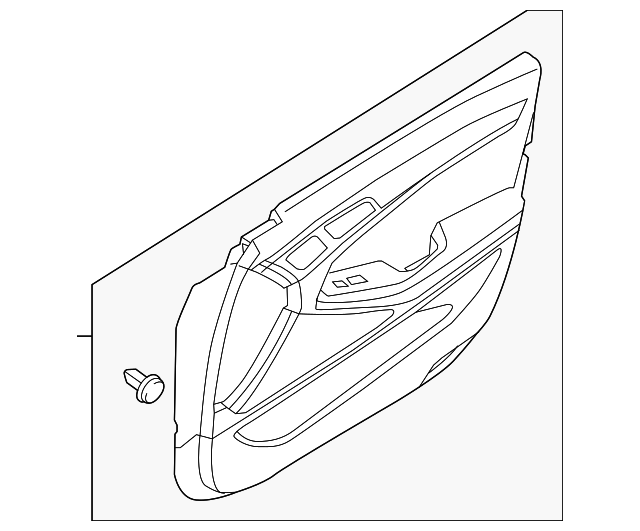 82306-T1550-NPQ - Panel Assembly Front Door Trim Right-hand - 2021-2023 ...