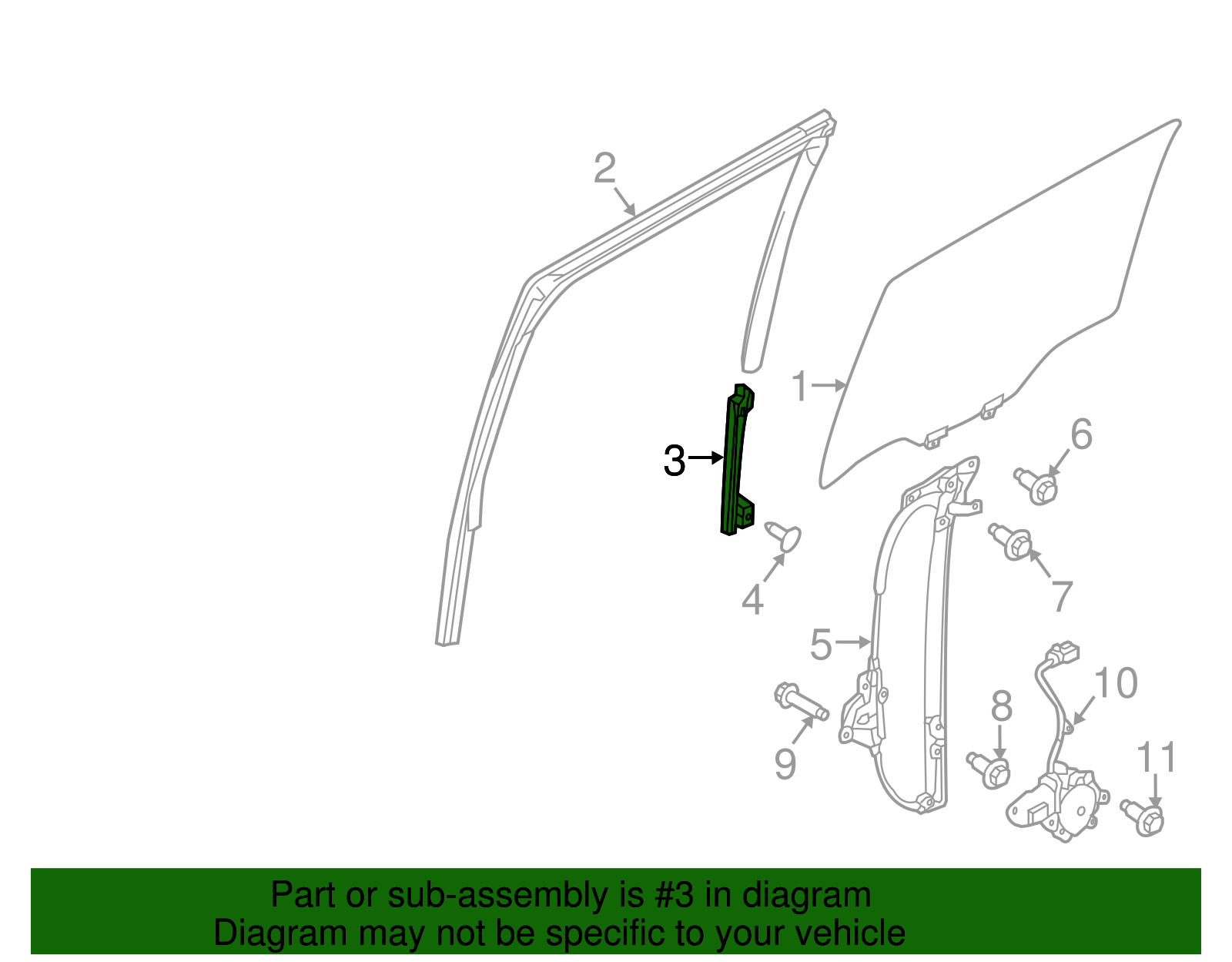 2016-2017 Nissan Sash Channel 82216-EZ00A | Nissan RVA