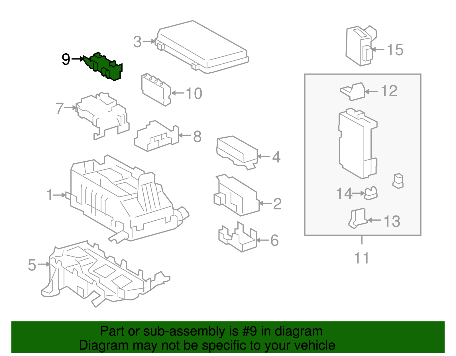 82620-60070 - Fusible Link - 2010-2019 Toyota 4Runner | Nucar Toyota Parts