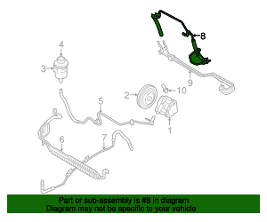 31329912 - Pressure Hose - 2008-2010 Volvo | Volvo OEM Parts Direct