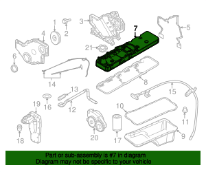 2007-2023 Mopar Cylinder Head Cover 68445548AA | TascaParts.com