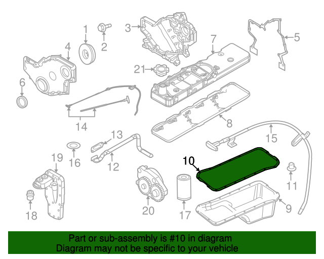 68444772AA - Turbocharger Mounting Kit | Mopar Parts Canada
