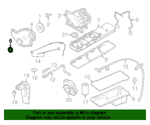 1989-2020 Mopar Rear Main Seal 68444256AA | TascaParts.com