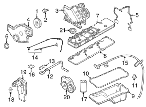 2007-2023 Mopar Cylinder Head Cover 68445548AA | TascaParts.com