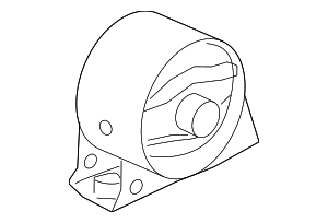 2008-2015 Mitsubishi Lancer Engine Mount MN184347 | Mitsubishi Parts ...