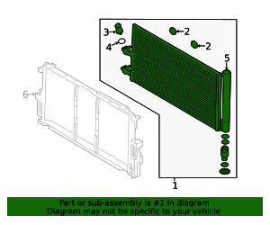 2019-2020 Volvo XC40 Condenser 31439781 | TascaParts.com