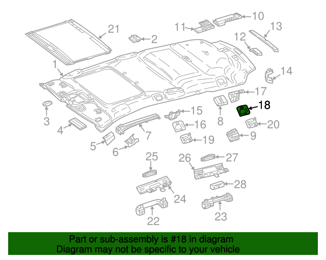 213-695-13-00 - Rear Trim Support 2017-2020 Mercedes-Benz | Mercedes ...