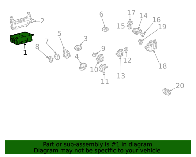 Genuine OEM Radio Control Unit | 213-900-34-35 | Fits Select 2021-2022 ...