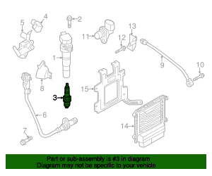2009-2016 Kia Spark Plug 18845-11160 | OEM Parts Online