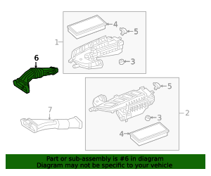 176-090-03-00-64 - Air Inlet Duct 2019-2023 Mercedes-Benz G 550 ...