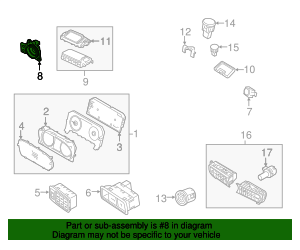 2015-2017 Kia K900 Speaker 96390-3T000 | QuirkParts