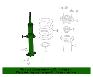 2019-2024 GM Front Shock Absorber (Replaces 84171364) 84721620 GM ...