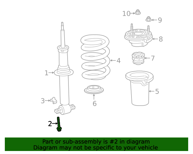 2014-2024 GM M10x1.5x75 Steering Gear Bolt 11610404 GM | GMPartsDirect.com