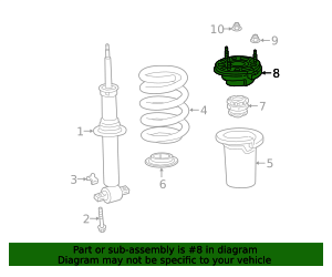 2019-2023 GM Front Shock Absorber Mount 84924424 | OEM Parts Online
