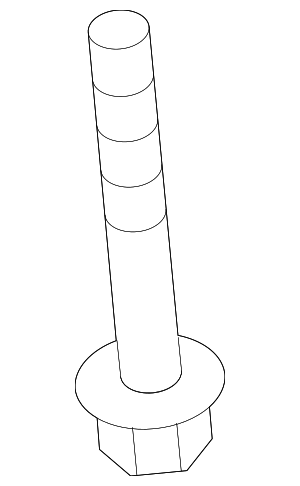 2014-2025 GM M10x1.5x75 Steering Gear Bolt 11610404 GM | GMPartsDirect.com