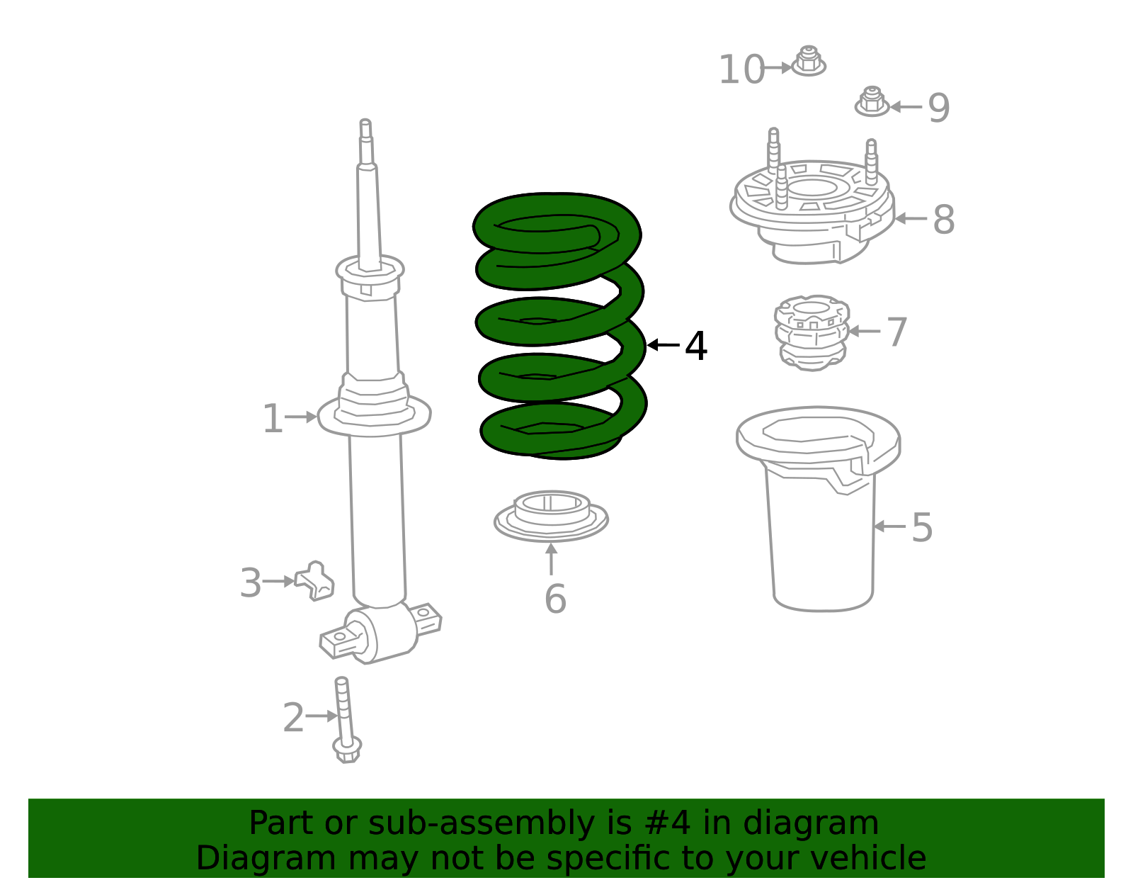 2021-2025 GM Coil Spring 84475066 | Chevy Parts Pros