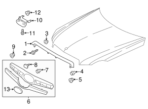 2005-2021 Subaru OEM NEW 05-20 Subaru Forester Outback Base Upper ...