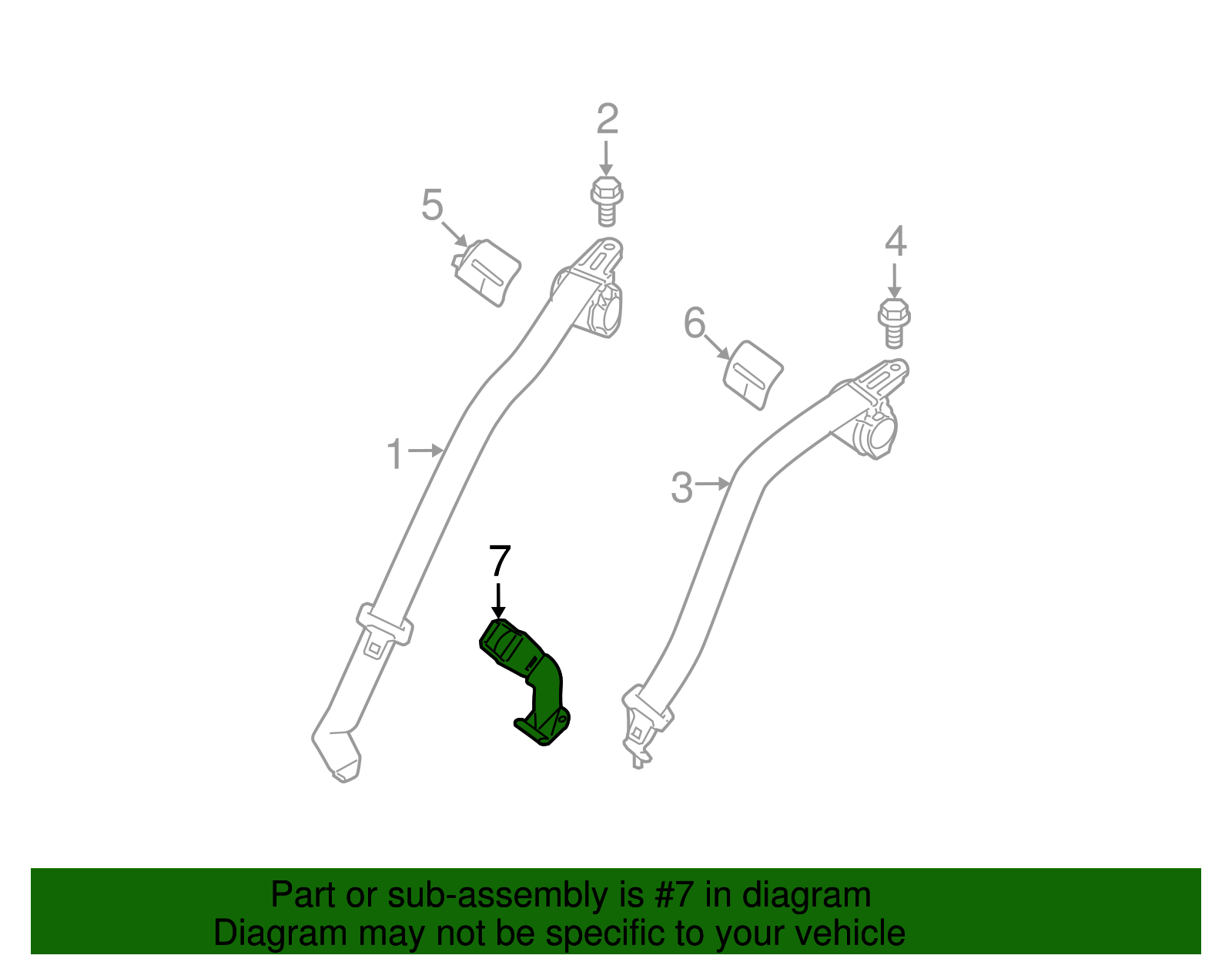 88843-ET081 - Buckle - 2011 2012 Nissan Sentra | Conicelli Nissan