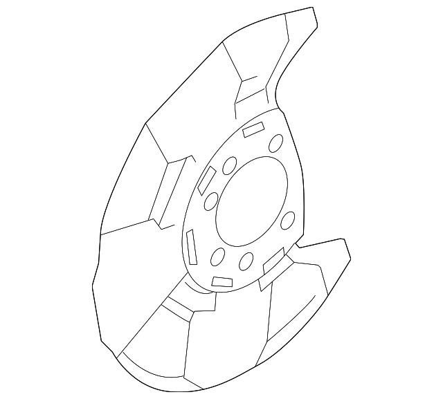 2017-2023 Subaru Brake Shield, Front [Either Side...Same Number ...