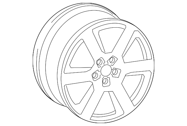 4G0-601-025-BK - Wheel, Alloy 2012-2015 Audi | Audi OEM Parts