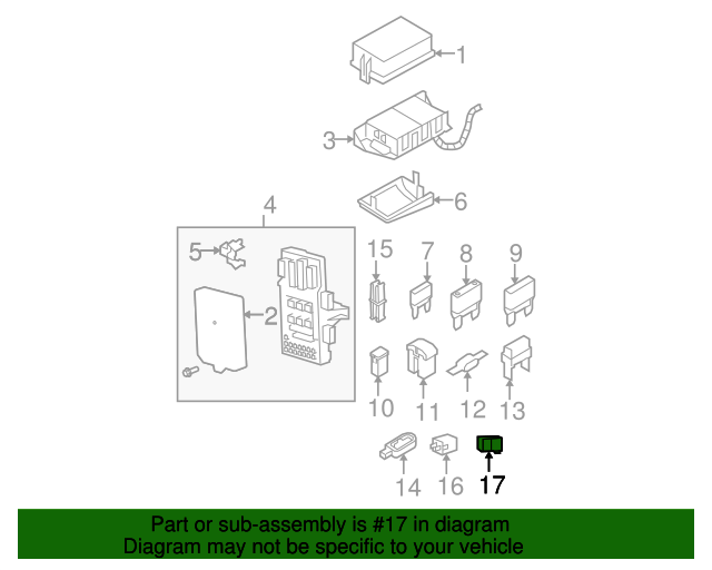 5L3Z-13350-AA - Flasher Relay 2004-2014 Ford | Group 1 Auto Parts