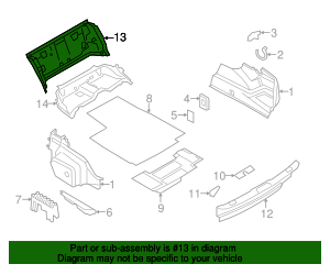 51-48-9-113-812 - Upper Insulator - 2009-2015 BMW | BMWPartsHub