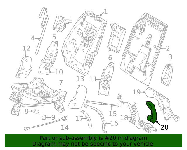 Genuine Toyota Hinge Cover part# 79273-08060-C0 for 2021-2024 Toyota ...